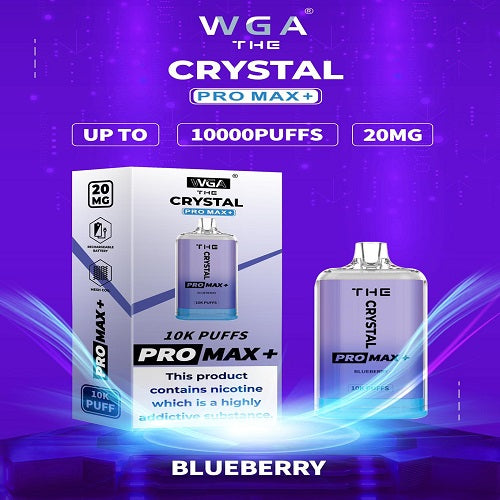 Crystal Pro Max 10000 Puffs Disposable Vape - £10.99 - Blueberry ...